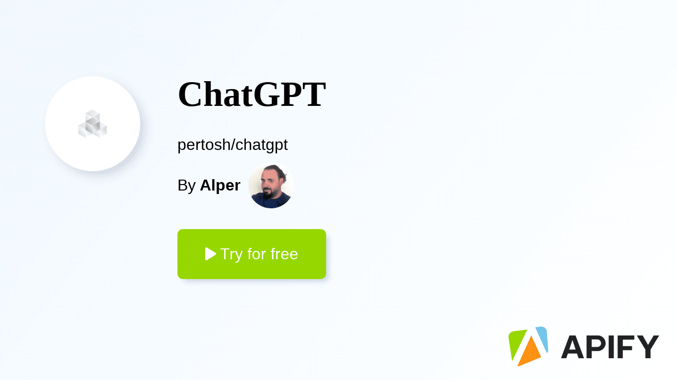 Source Code · Chatgpt · Apify 