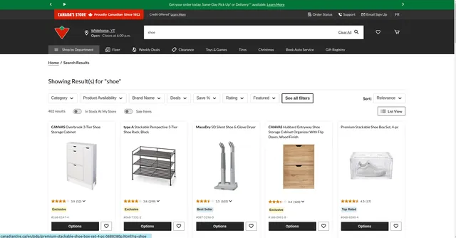 Canadiantire Product Search Scraper · Apify