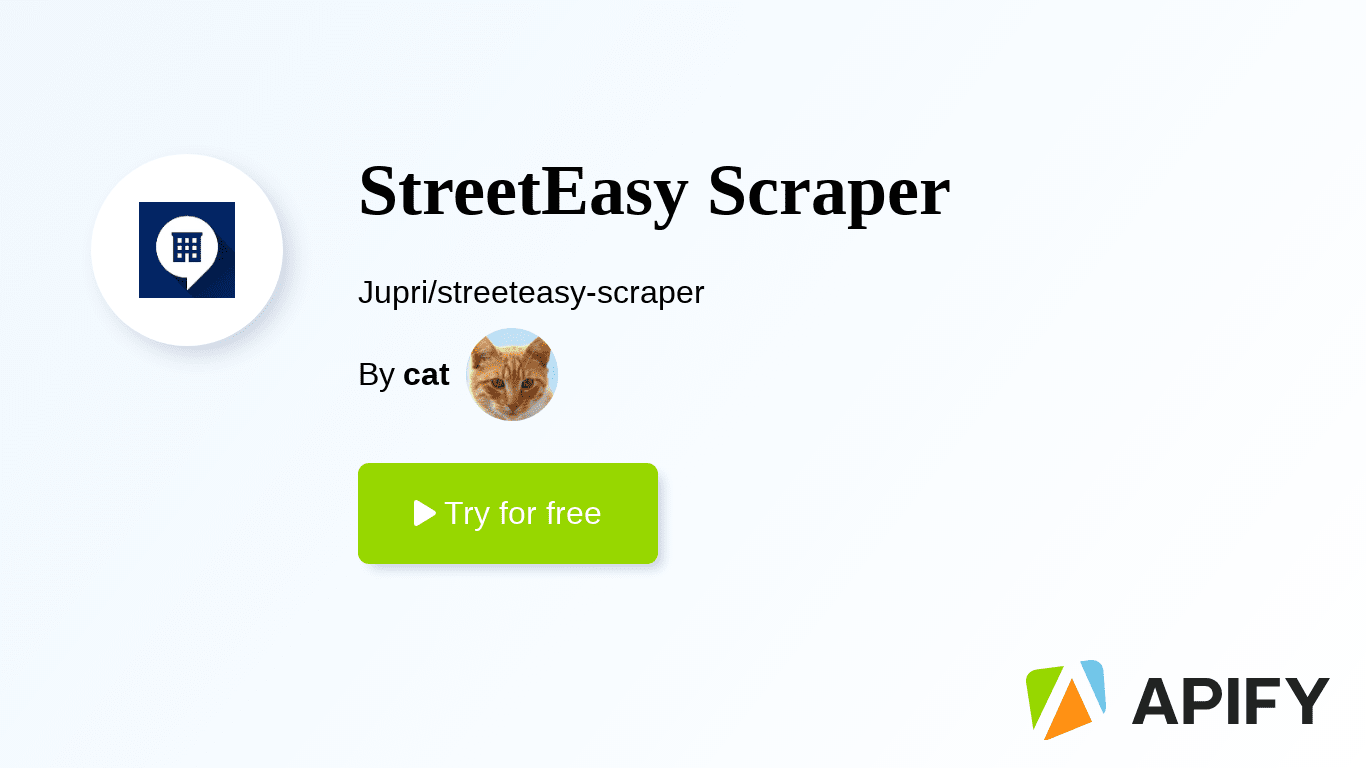 StreetEasy Scraper · Apify