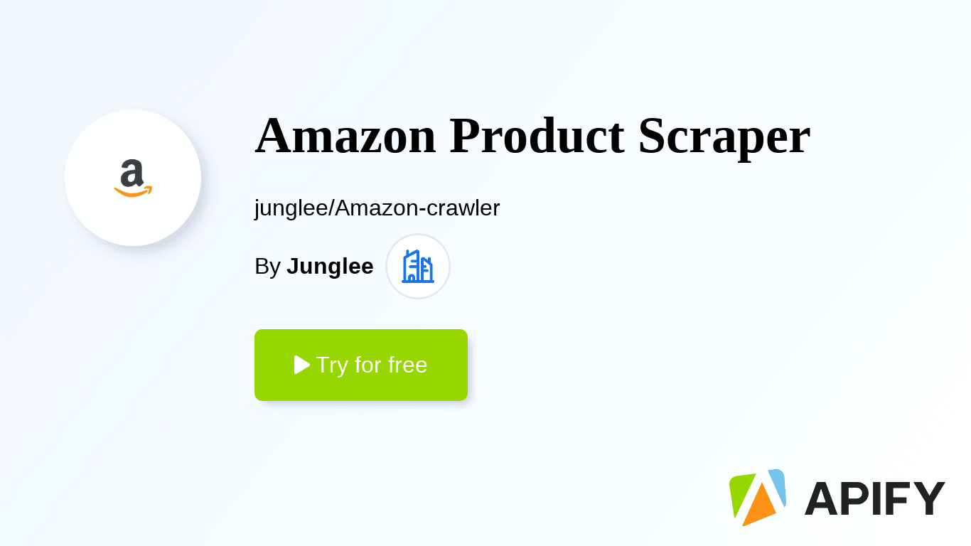 Scrape Amazon reviews, prices, products, and ASINs · Apify