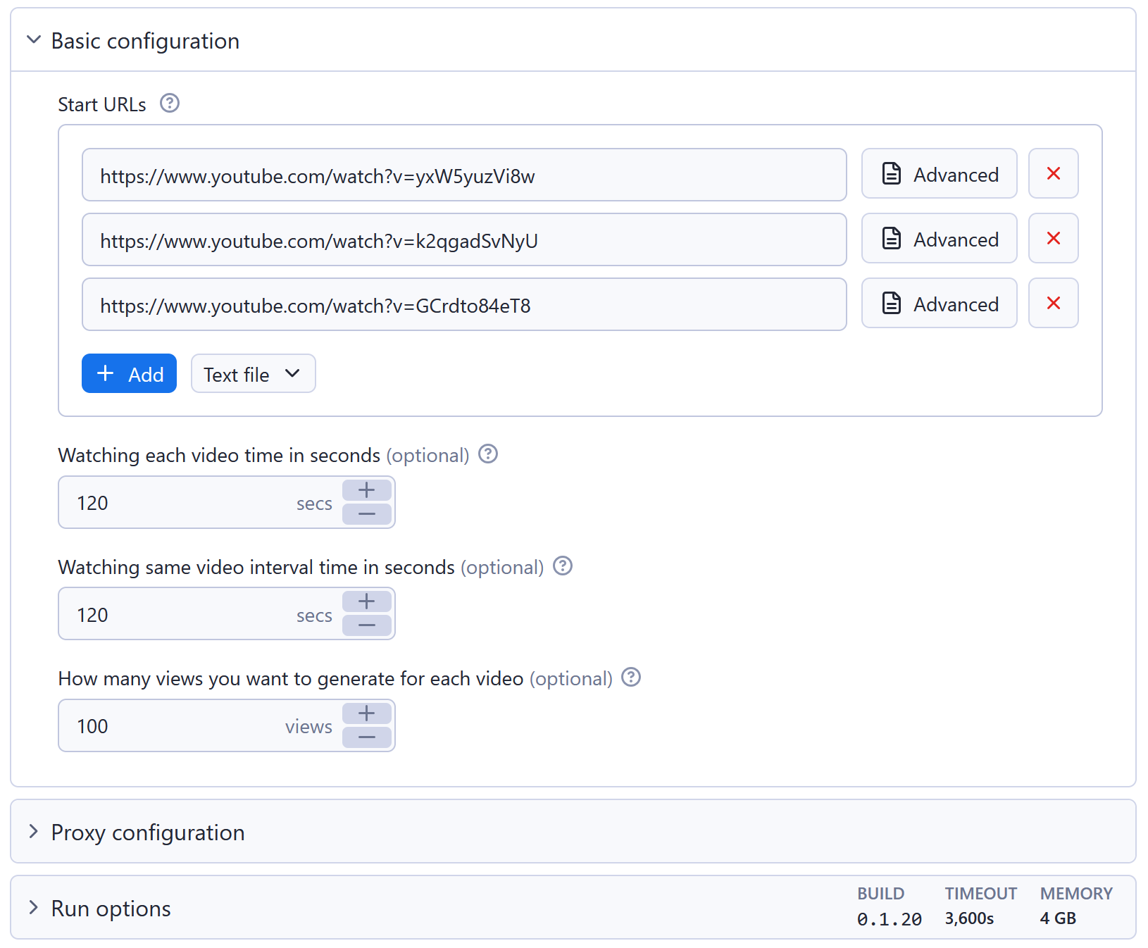 Free Youtube View Bot [DEPRECATED] · Apify