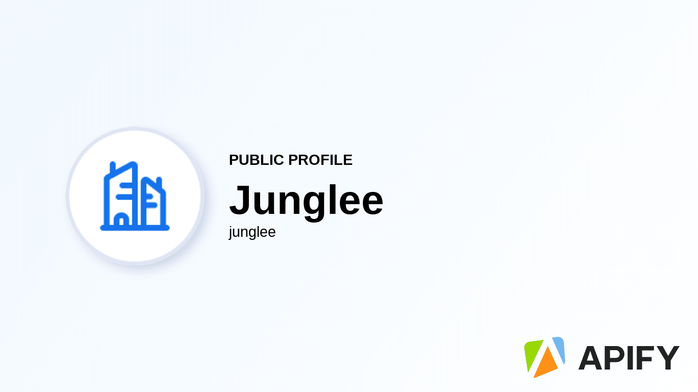 junglee (Junglee) · Apify