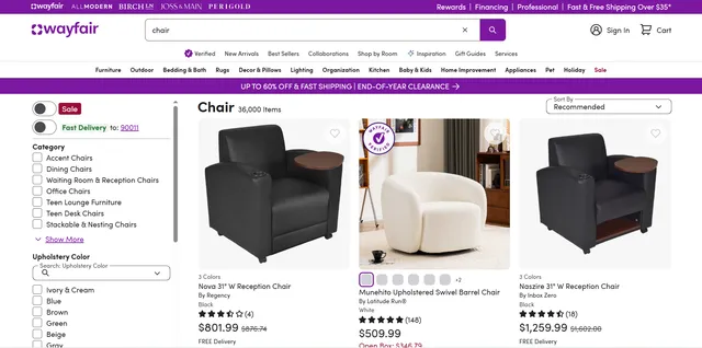 Wayfair Product Search Scraper · Apify