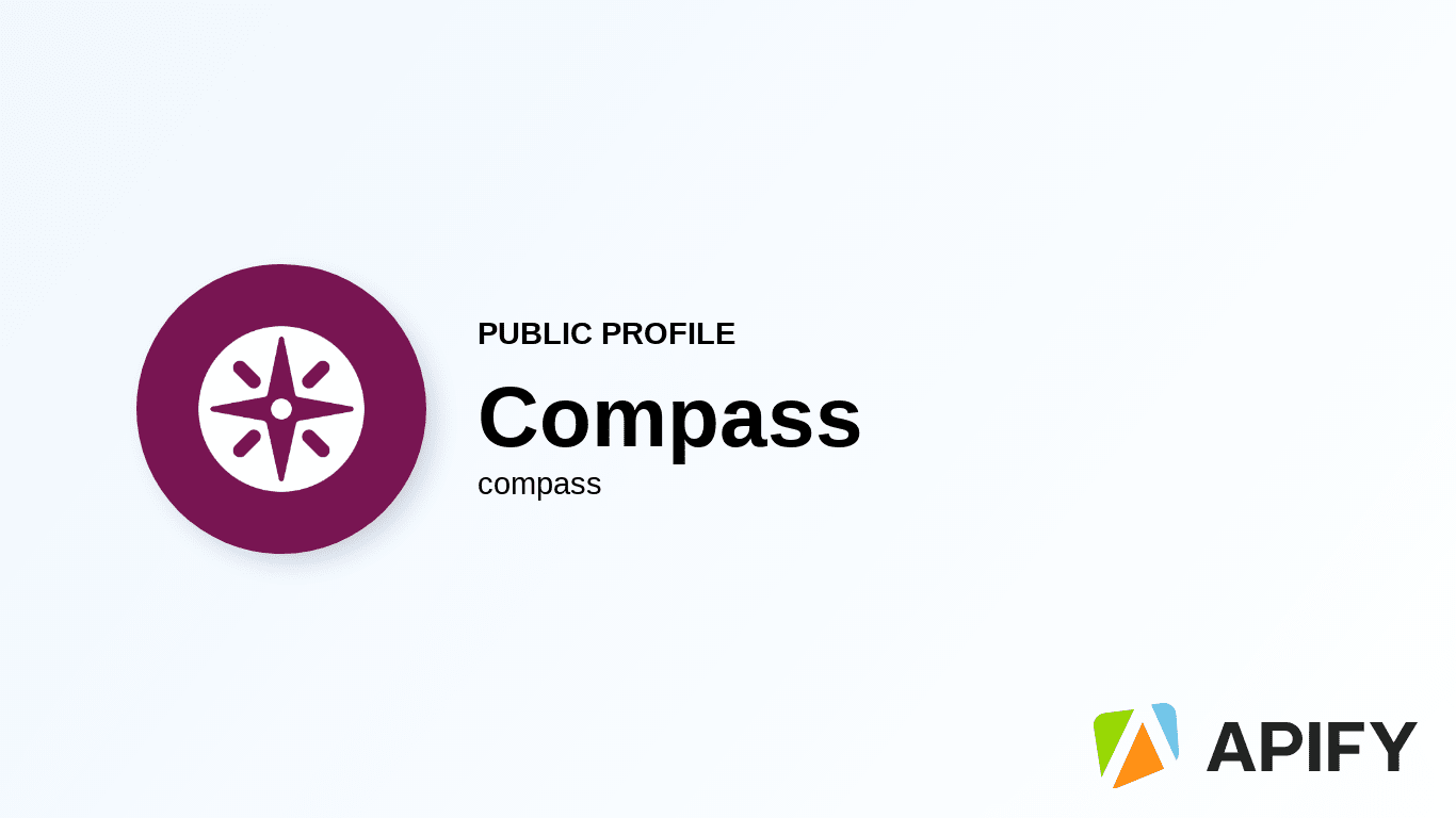 compass (Compass) · Apify